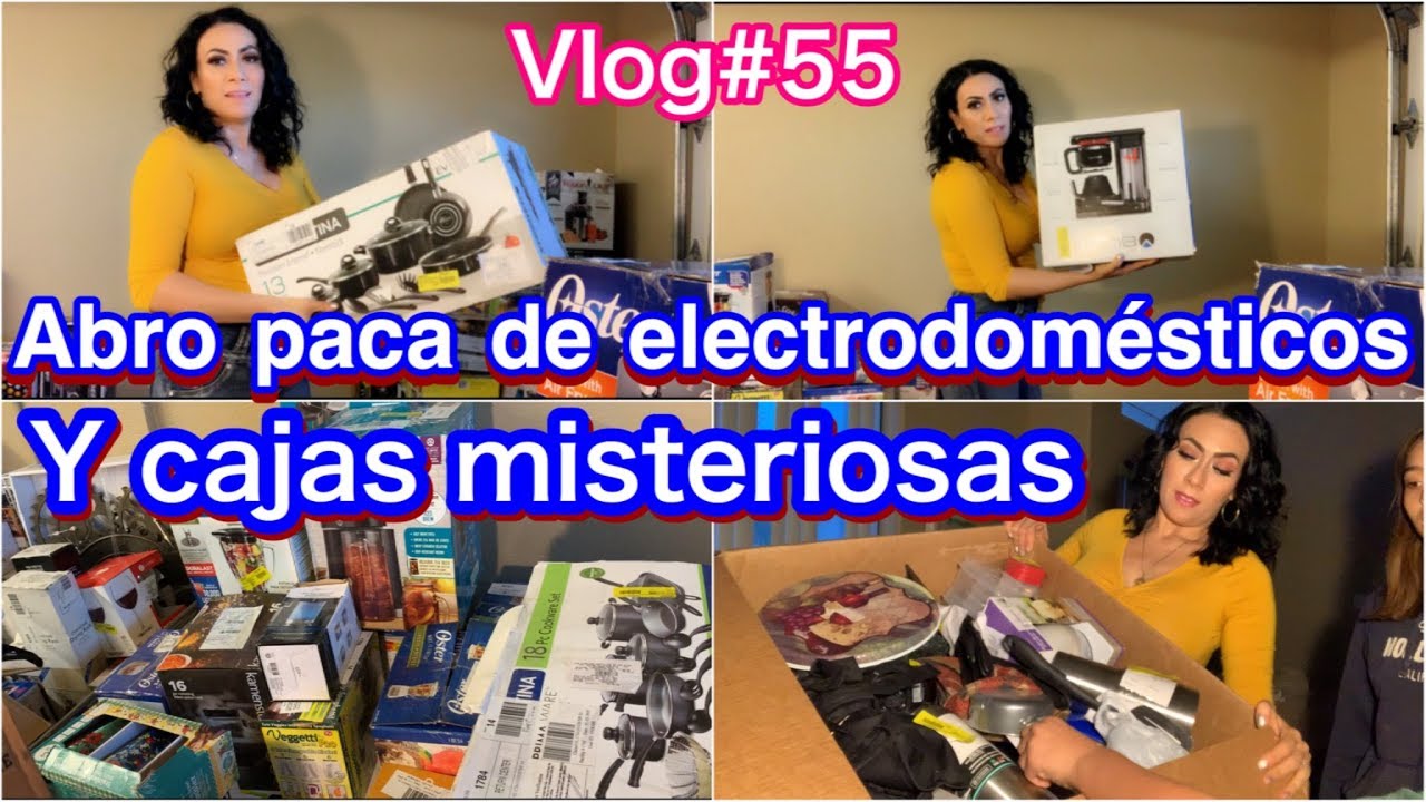 ABRO PACA DE SUBASTA DE MR.SALE DE ELECTRODOMÉSTICOS DE WALMART Y CAJAS ...