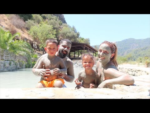 DALYAN ÇAMUR BANYOSU! TERMAL SIFALI SU! IZ TUZU PLAJ'A DENIZE GITTIK! TATIL'DE GÜNLÜK VLOG