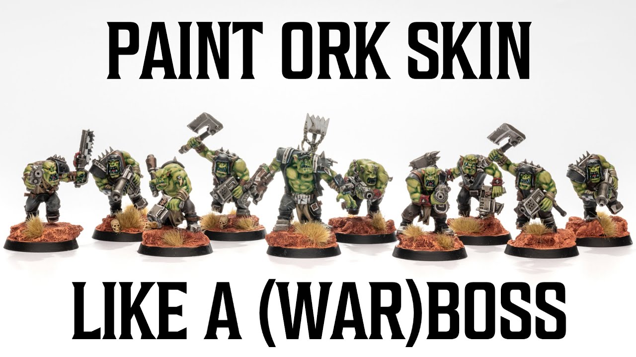How to paint Orks with Throne of Skulls Winner Jack Masters ...