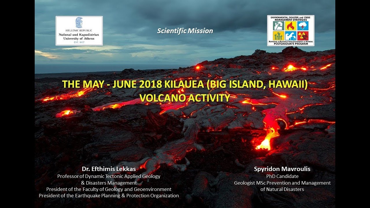 Kilauea Volcano 2018 - UoA Scientific Mission - YouTube