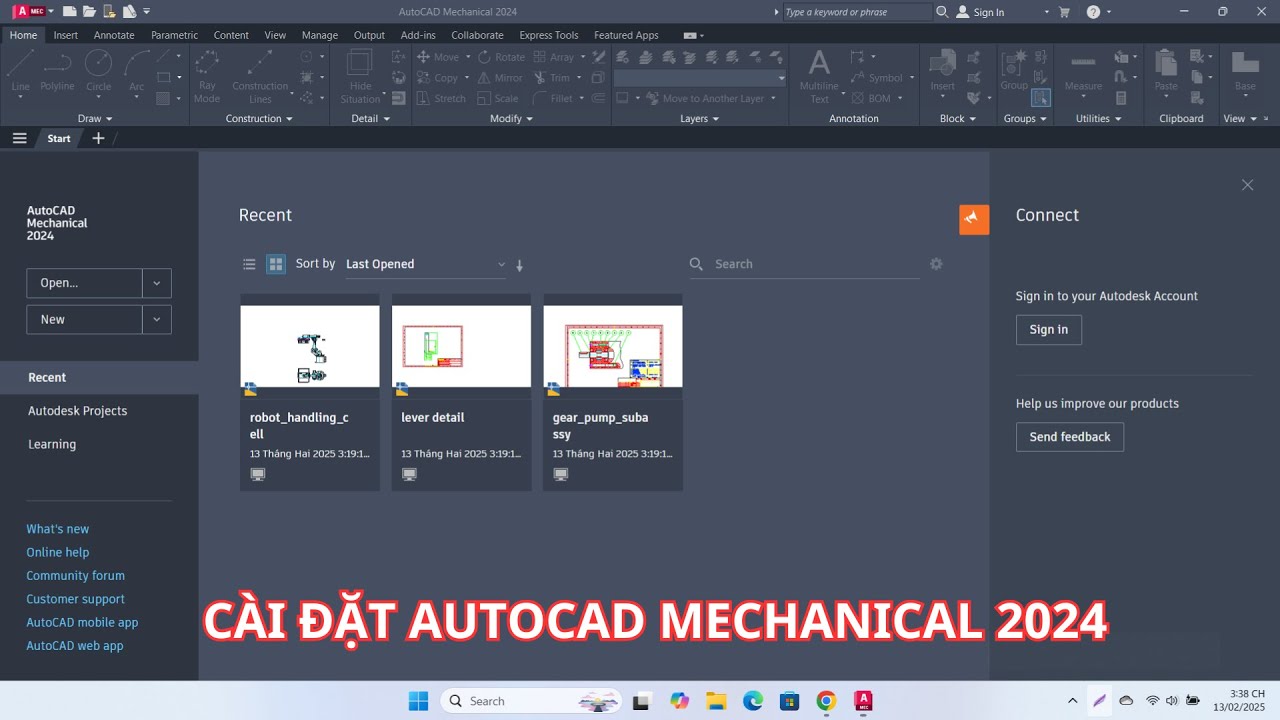 Cài đặt Autocad Mechanical 2024 | Install Autocad Mechanical 2024 - YouTube