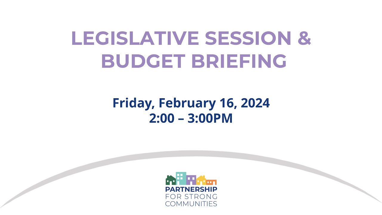 2024 Legislative Session and Budget Briefing - YouTube