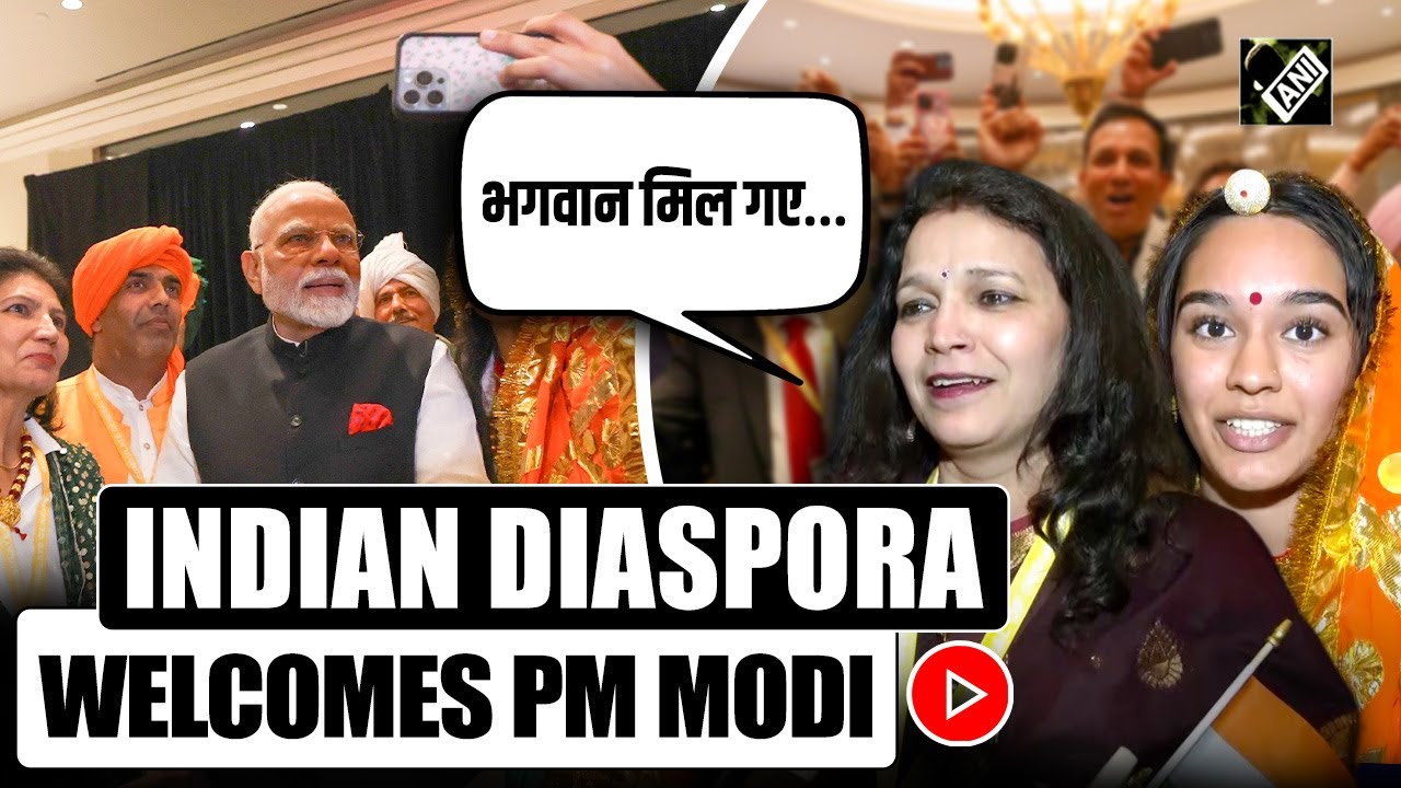 Prime Minister Narendra Modi receives warm welcome as he arrives in USA ...