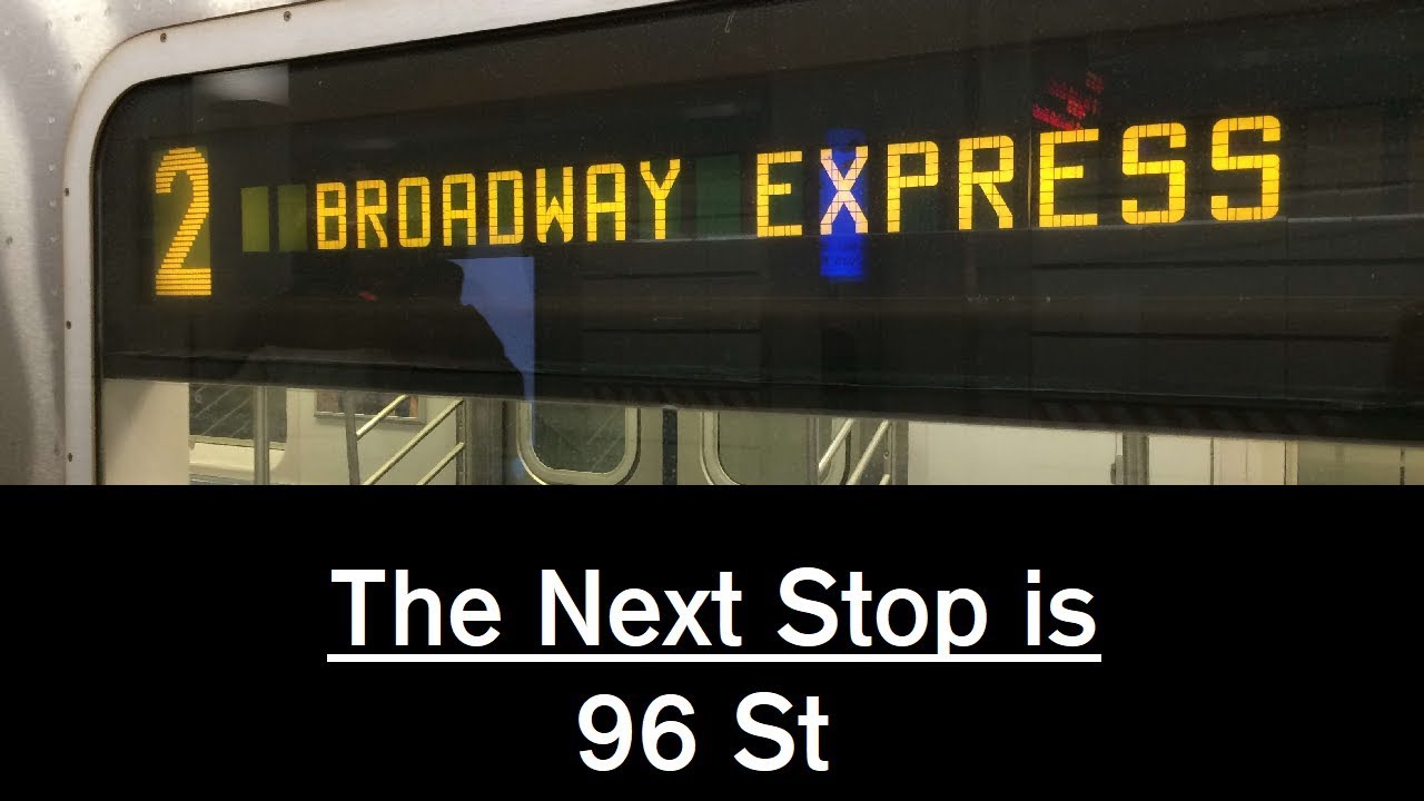 ᴴᴰ ② (2) train announcements to 96 St - YouTube