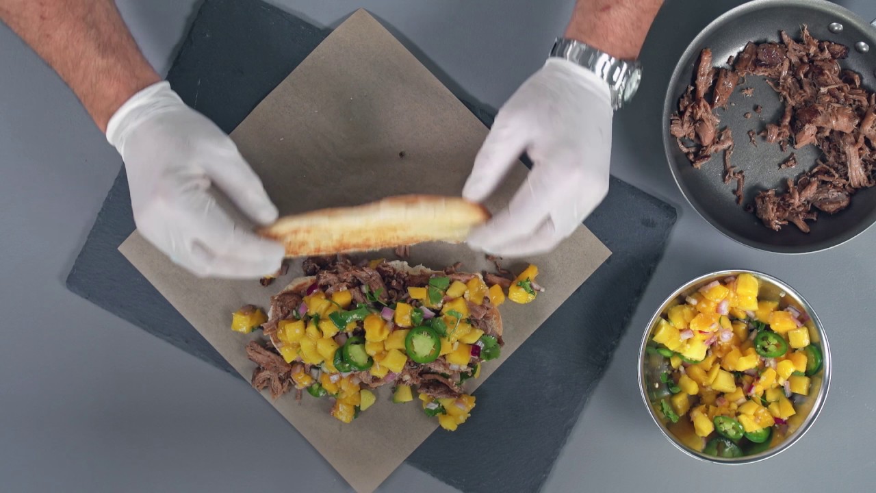 Pulled Pork Hoagie With Mango Mojo by Simplot Simple Goodness™ - YouTube