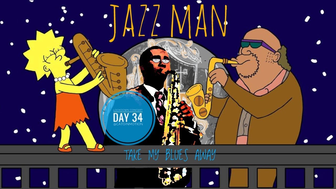 Jazz Man - Carole King - The Simpsons - CATOINMOTION Sax Cover ...