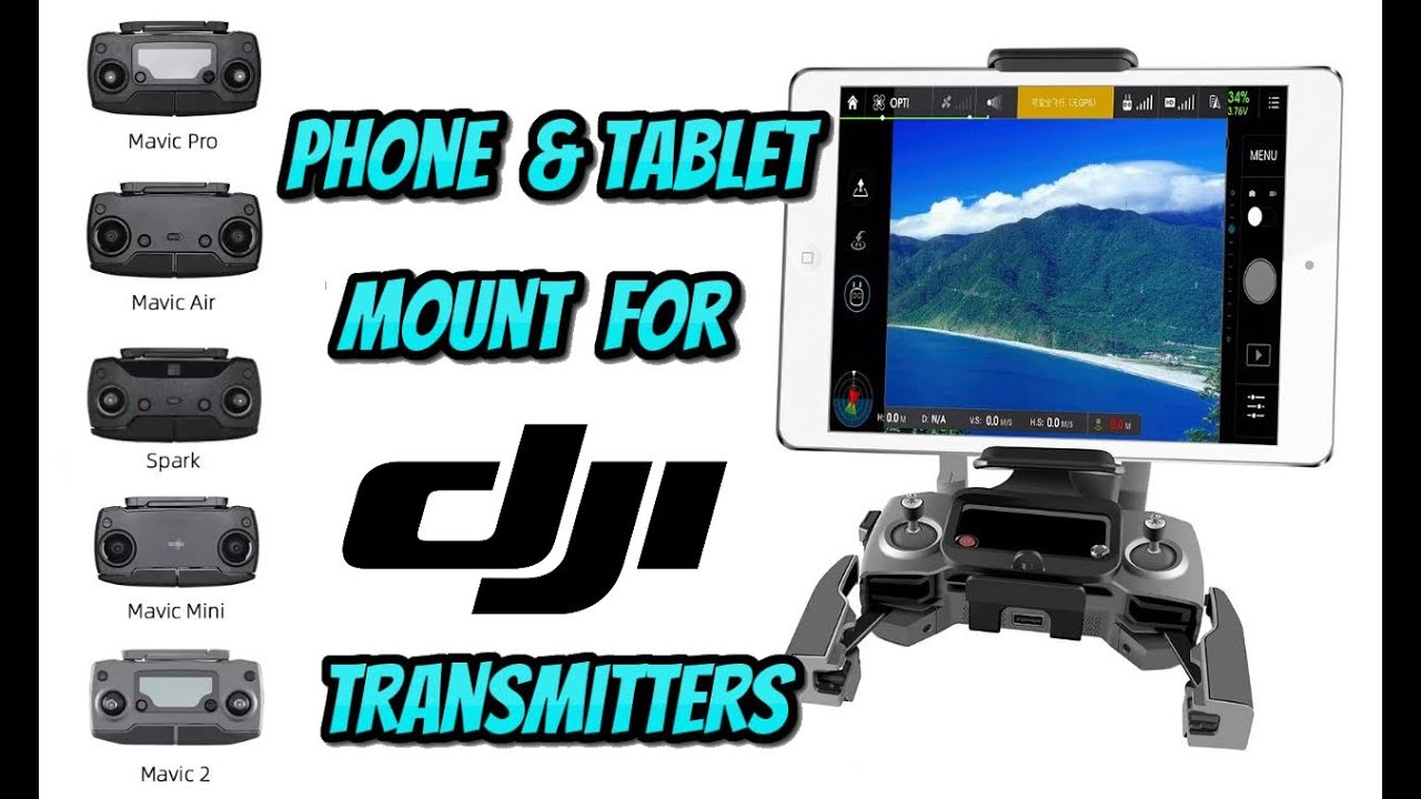Phone & Tablet Bracket Mount For DJI Mavic Mini | Mini 2 SE | Mavic Pro ...