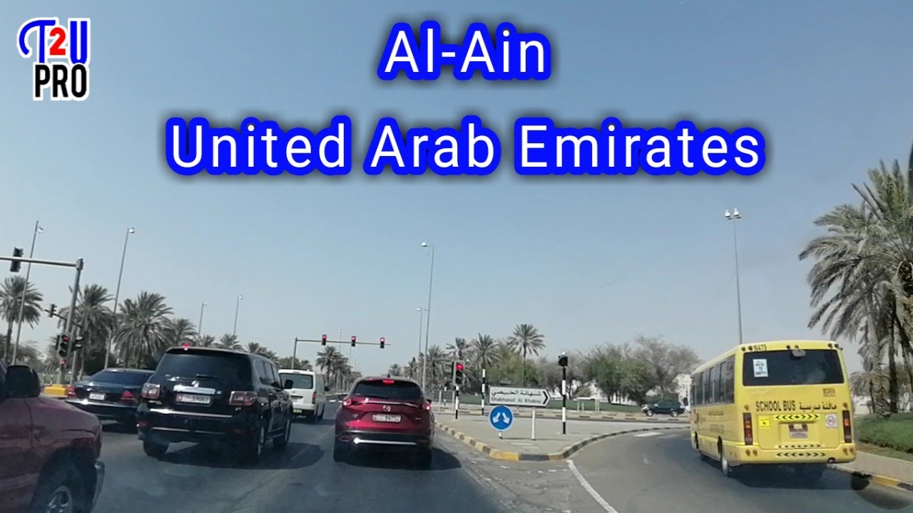 Travelling and road view in Al Ain - YouTube