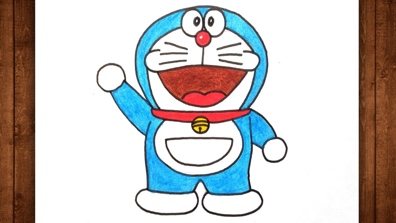 Doraemon Drawing | Doraemon Drawing Easy | Doraemon Chitra - YouTube