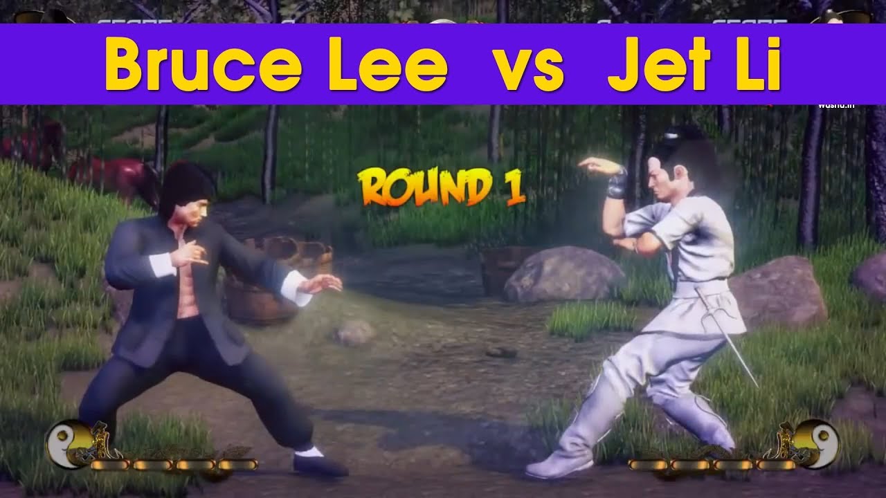 Bruce Lee vs Jet Li - YouTube