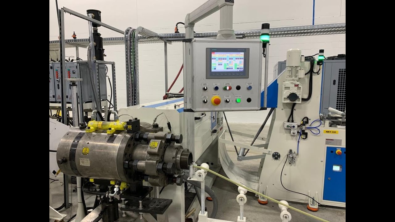 Knitted Rubber Hose Extrusion Production Line / Örgülü Kauçuk Hortum ...