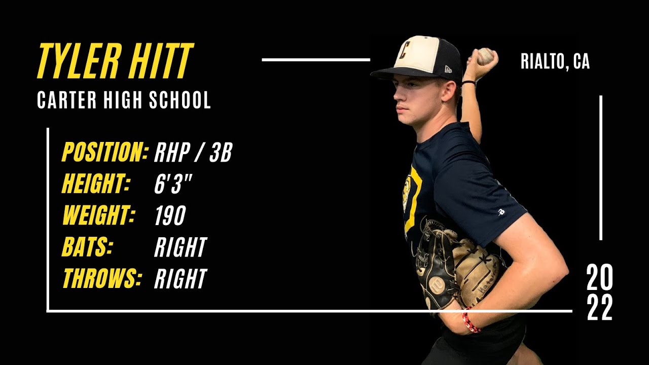 Tyler Hitt - College Baseball Recruiting Video - Class of 2022 - YouTube