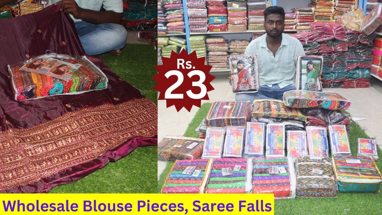 Madina Wholesale బ్లౌజ్ పీసులు, ఫాల్స్‌ రూ. 23 New Fancy Cut Piece ...