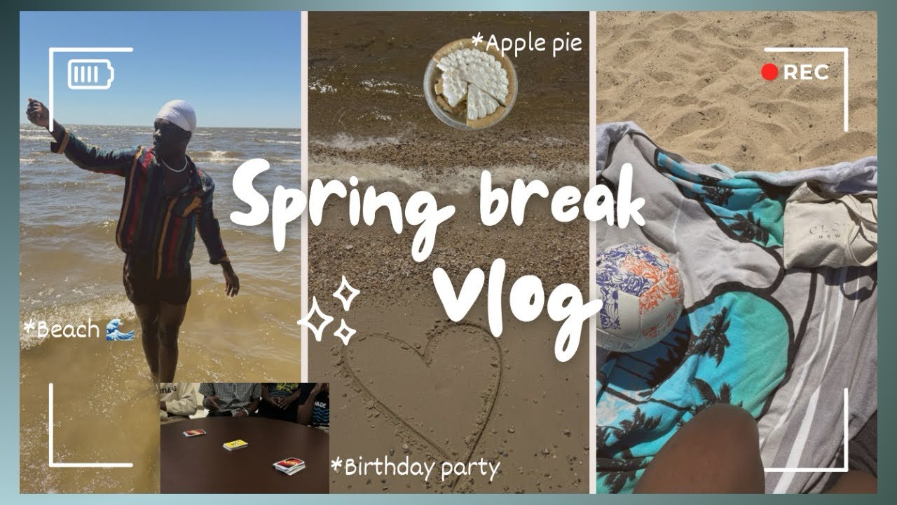 SPRING BREAK 2024| Birthday Party|Easter hangout| Beach day🏖️# ...