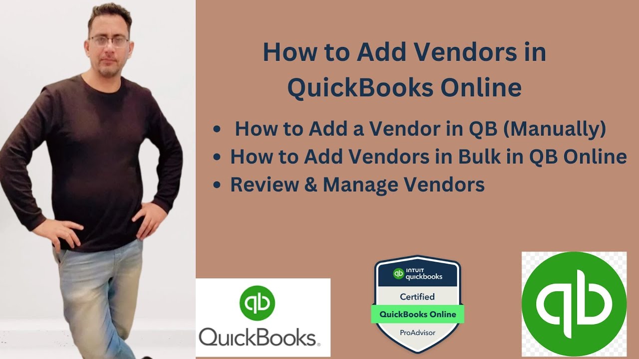 QBOnline#how add Vendors/Suppliers#howtoaddvendorsbulk#Step by Step ...