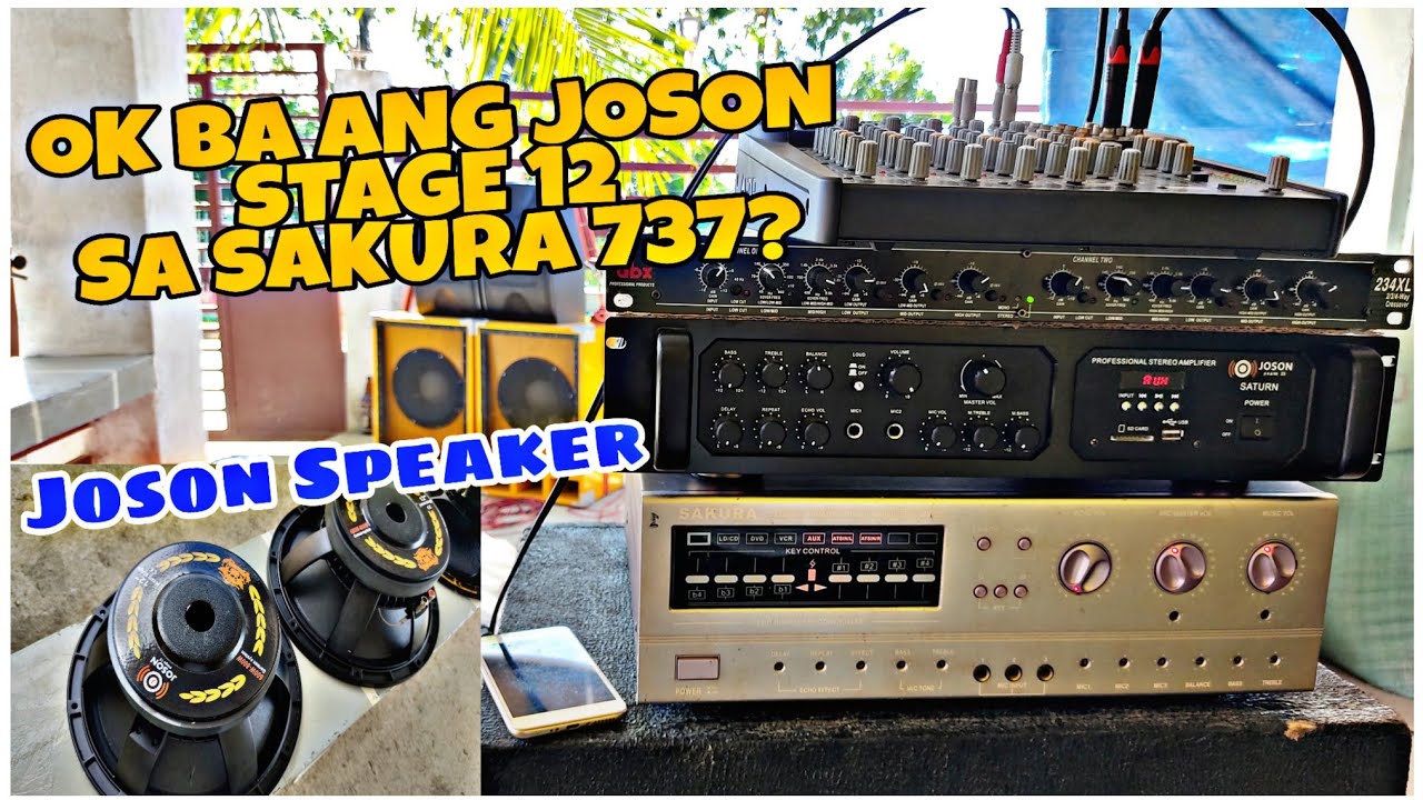 Sakura 737 Sound Check sa Joson Stage 12 800 watts.. - YouTube