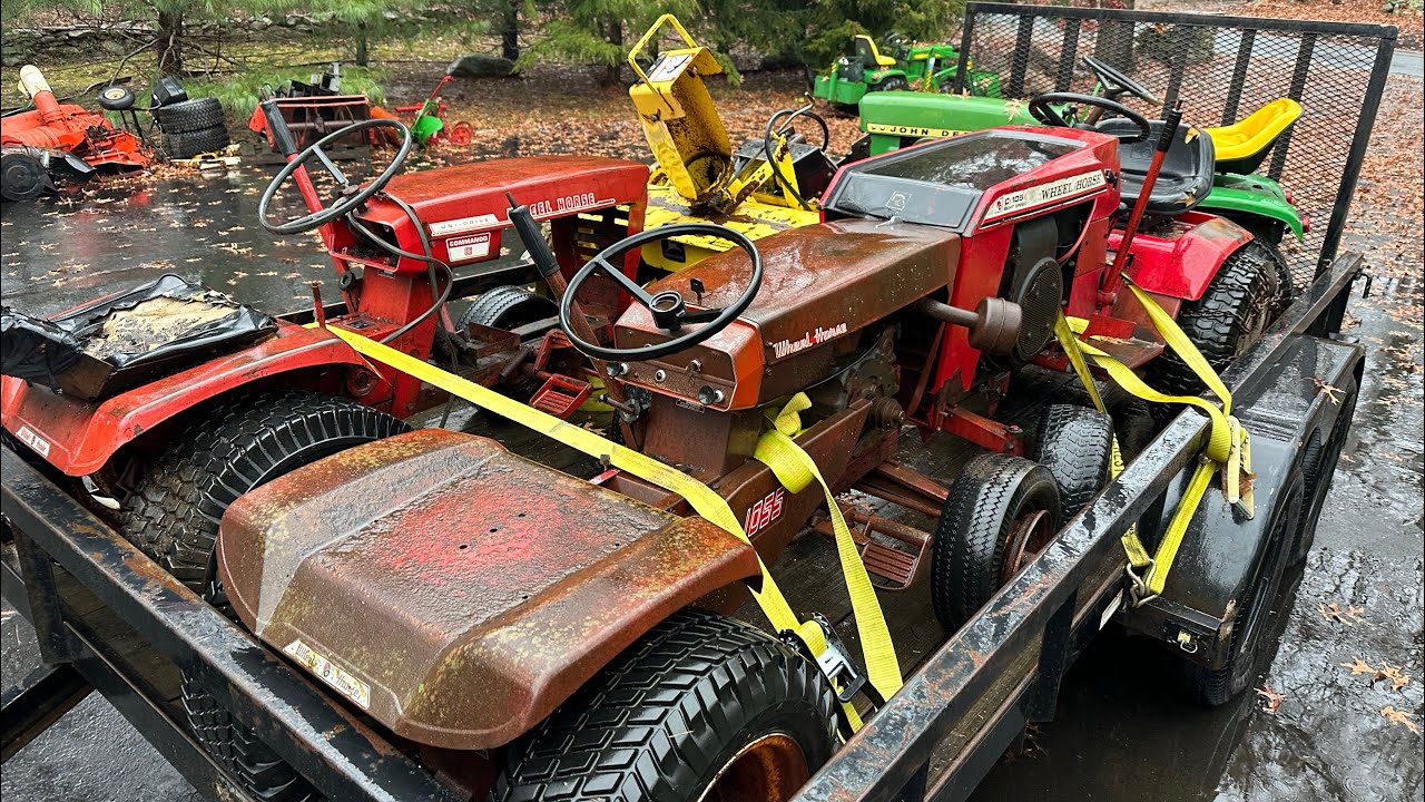 Another load of vintage garden tractors! - YouTube