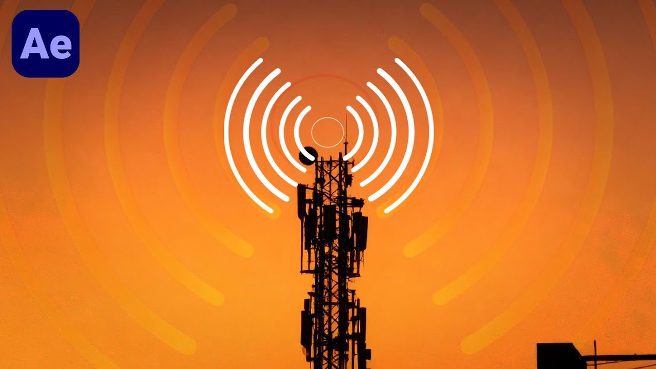 Radio Wave Effect in After Effects - YouTube
