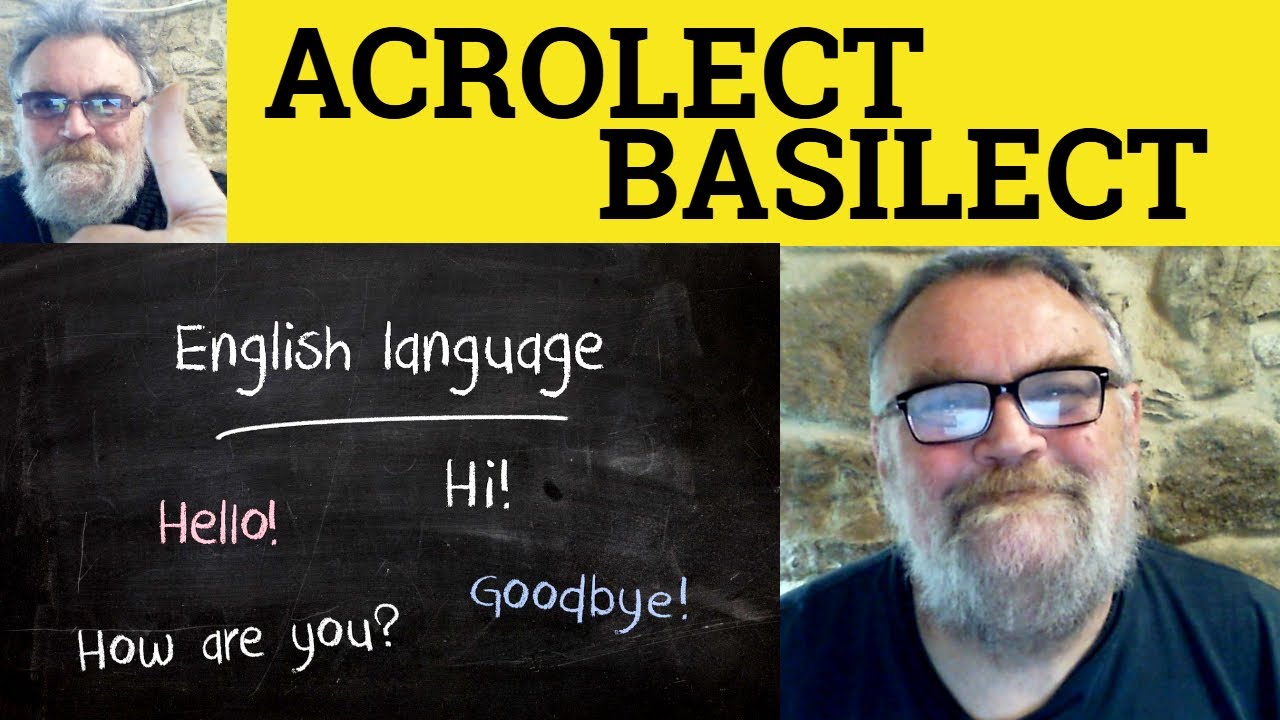 😎 Acrolect Meaning - Basilect Defined - Mesolect Examples - Acrolect ...