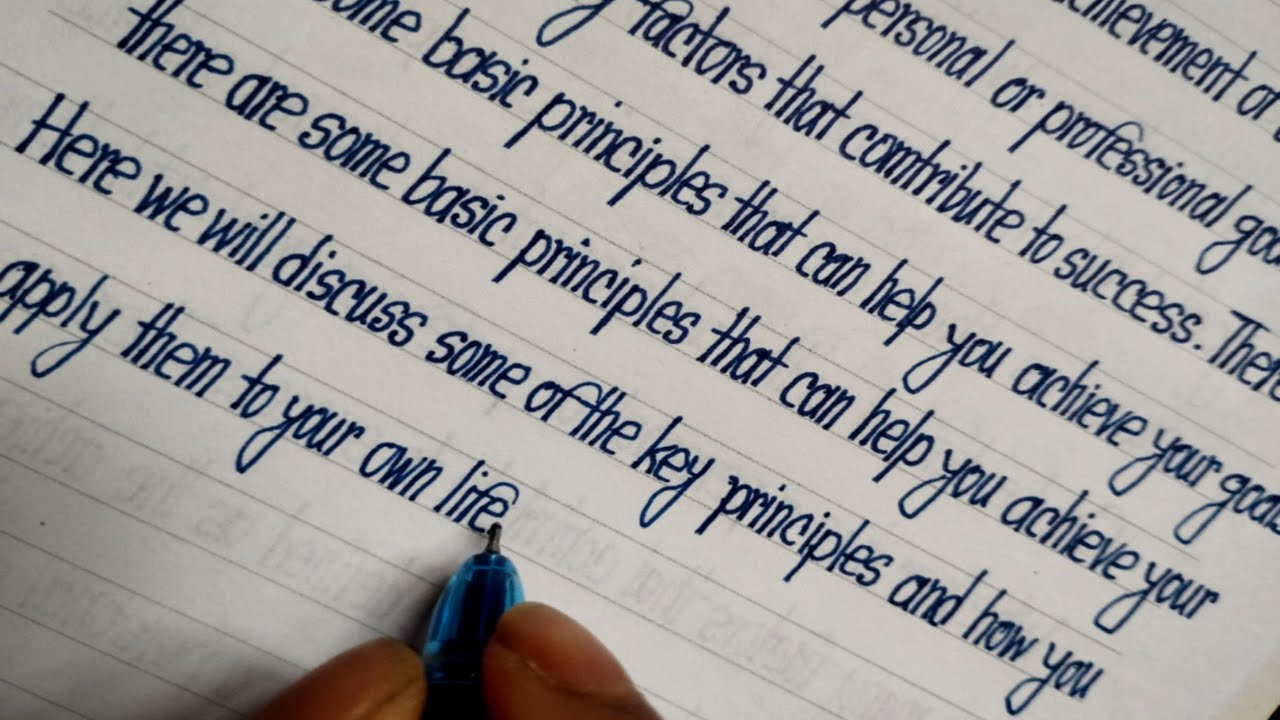 Beautiful handwriting in English ||Handwriting Practice || Handwritings ...