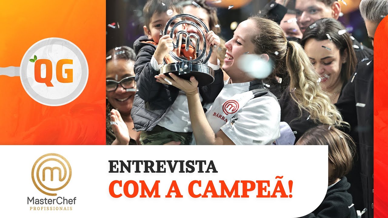 A CAMPEÃ do MasterChef Profissionais! | QG MasterChef (16/11/2023 ...