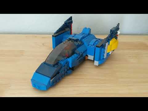 LEGO F-ZERO Blue Falcon MOC - YouTube