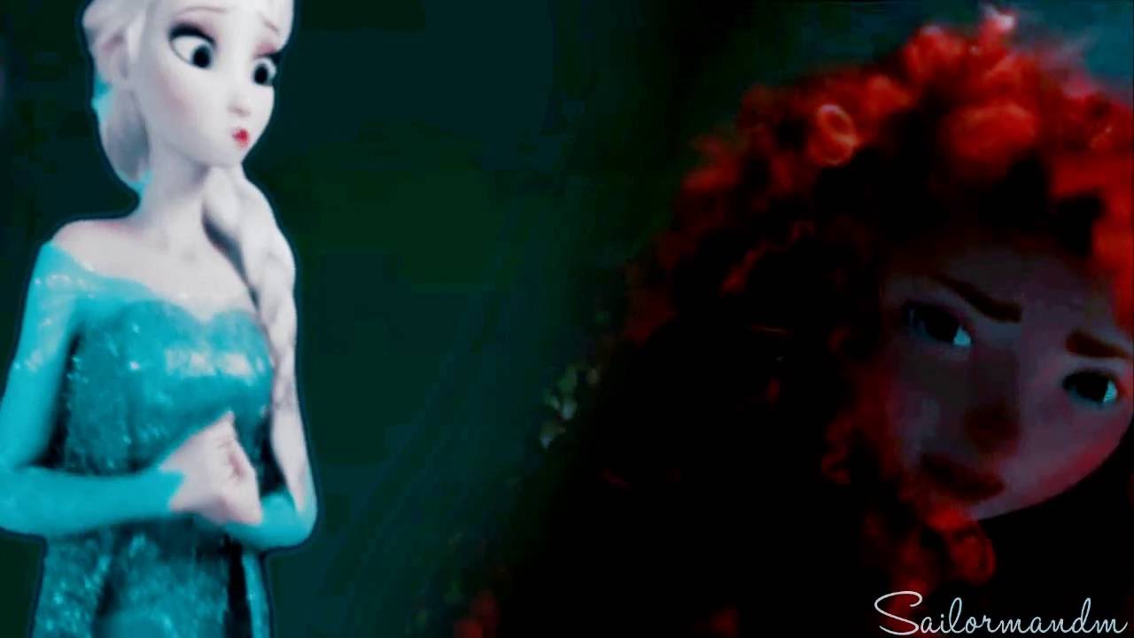 {Sad Eyes, Bad Guys} Merida/Elsa [Challenge: Day 7] - YouTube