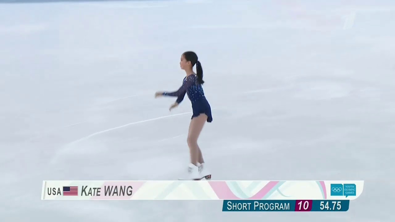Kate Wang. Произвольная программа. Зимние юношеские олимпийские игры ...