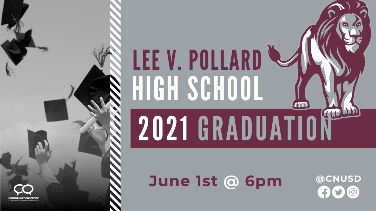 Lee V. Pollard High School 2021 Graduation Ceremony - YouTube