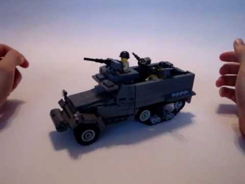 Brickbattalions Lego M2 Halftrack kit - YouTube