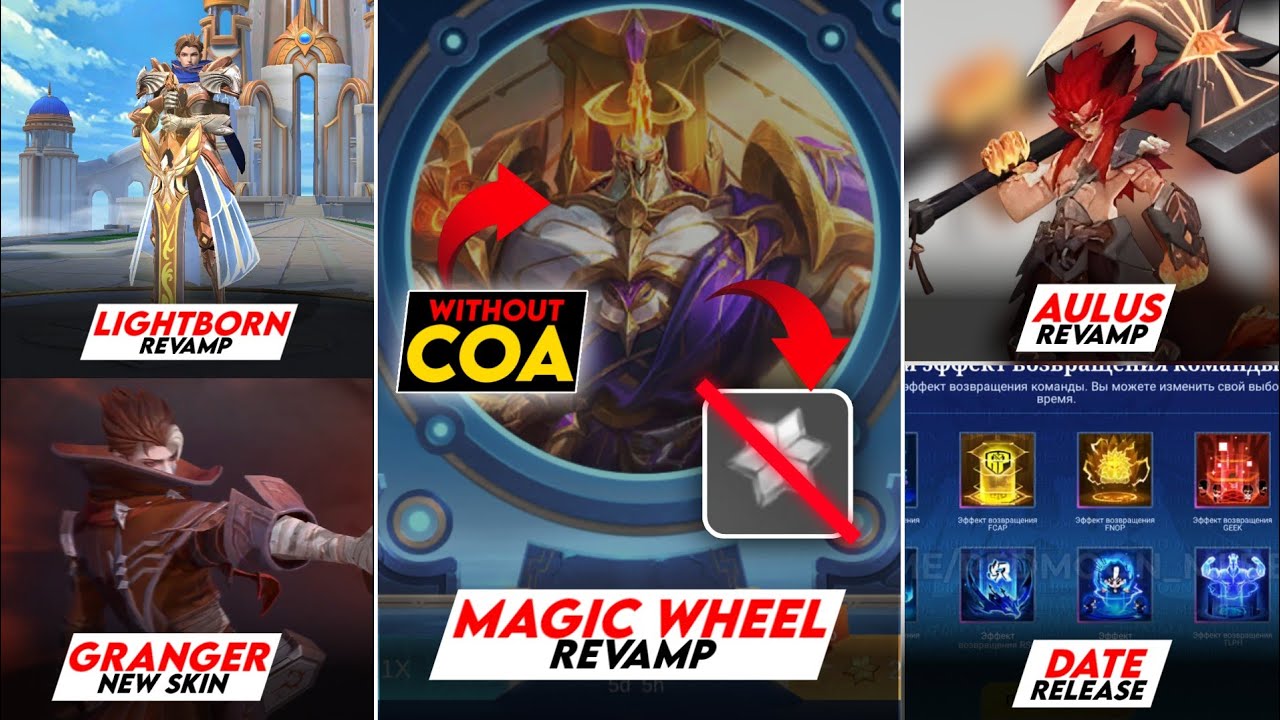 MAGIC WHEEL REVAMP, LIGHTBORN REVAMP, RECAL MPL EVENT, AULUS REVAMP ...