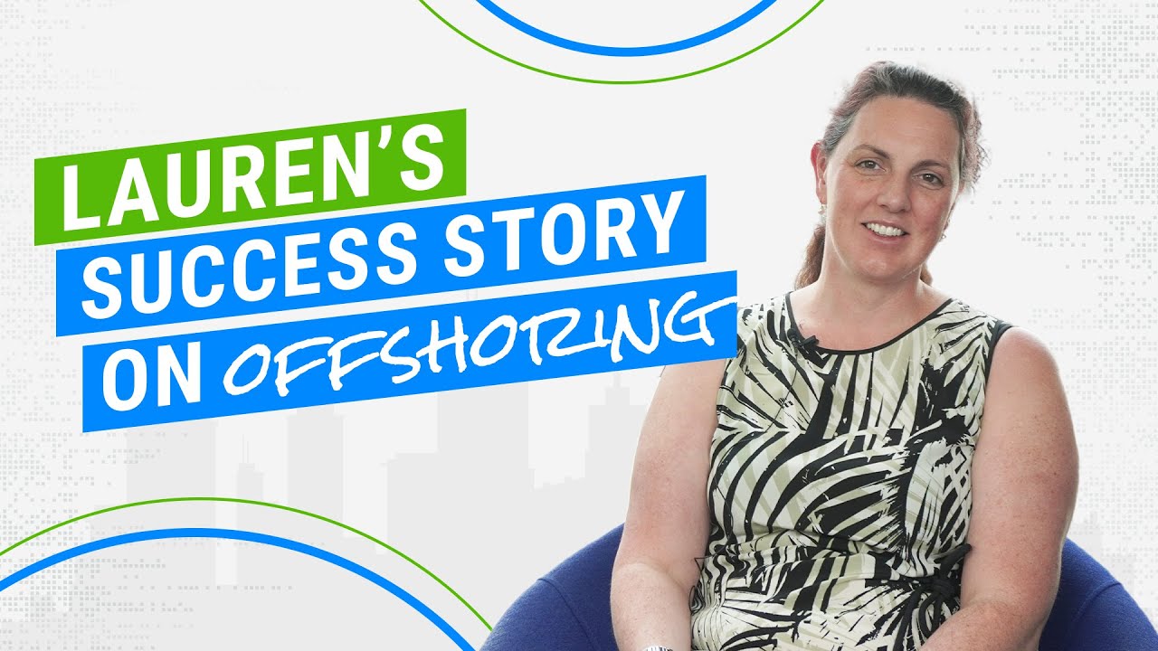 Offshoring Success Story - Lauren McMaster of Rosy Small Business - YouTube