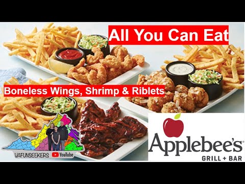 Applebee’s All You Can Eat Boneless Wings, Riblets, and Double Crunch ...