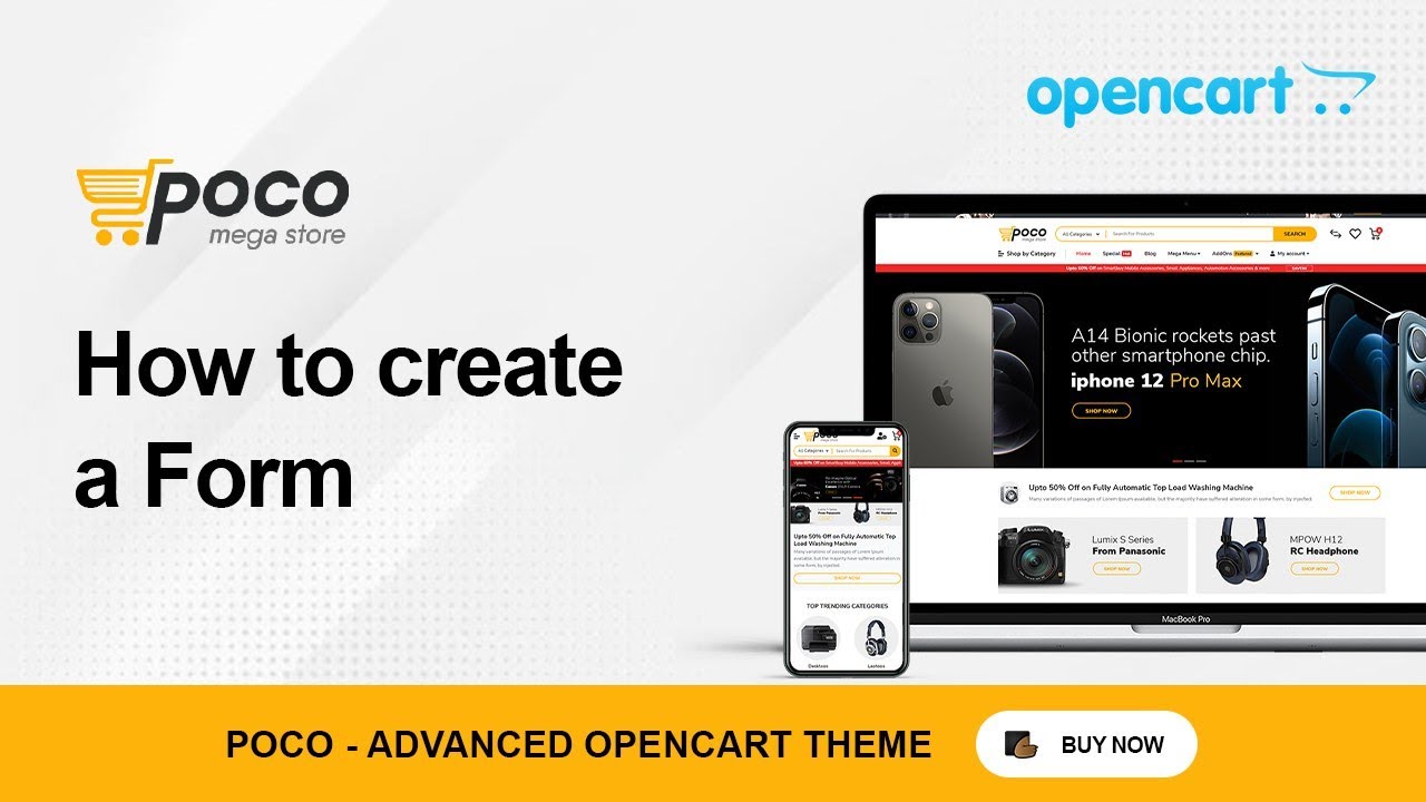 How to use form builder | Opencart Poco theme - YouTube