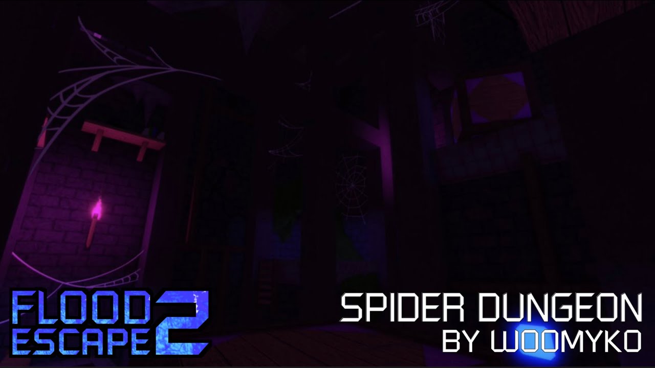 Spider Dungeon [Crazy] by Woomyko | Flood Escape 2 Map Highlight - YouTube