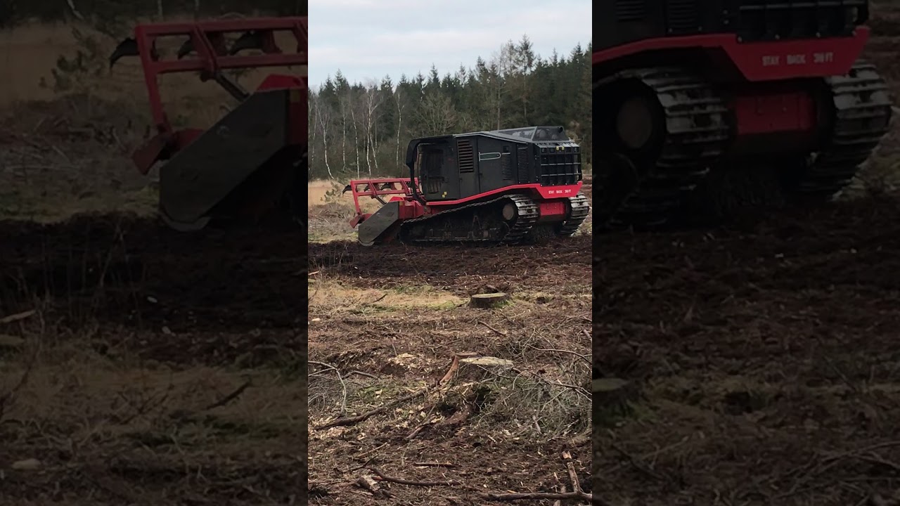 AHWI raptor 800 - mulcher - YouTube