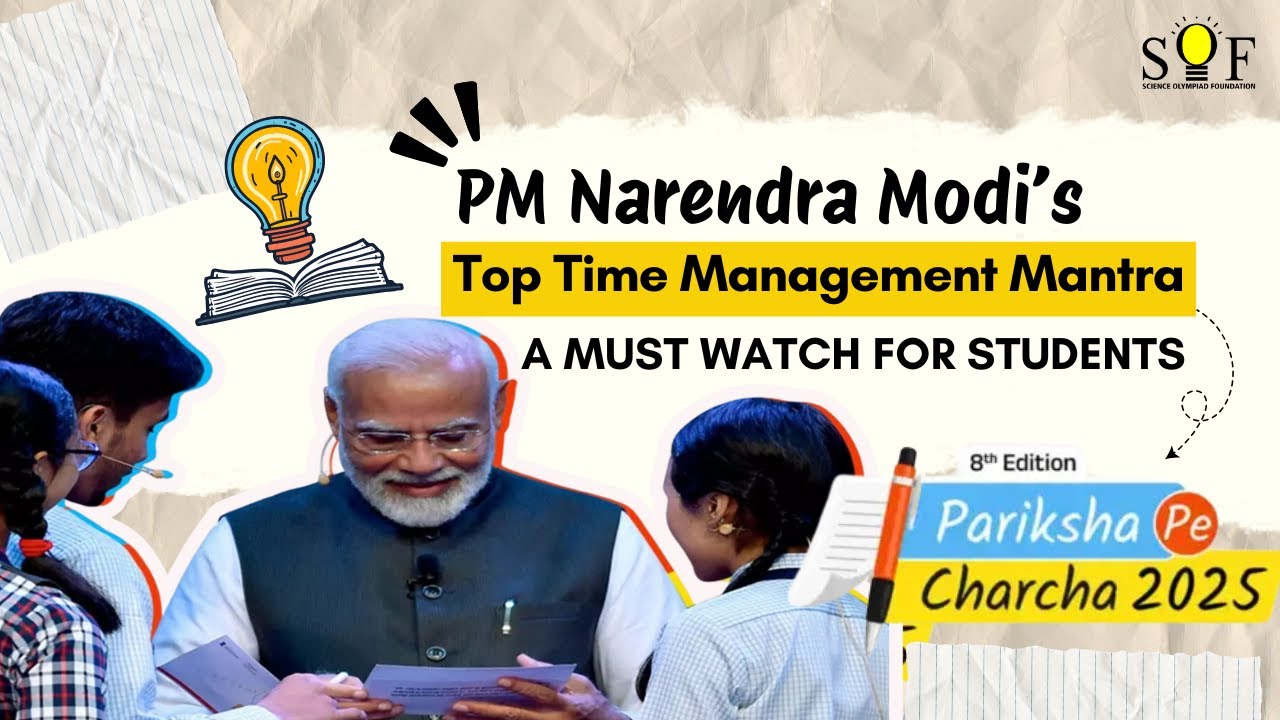 PM Narendra Modi’s Top Time Management Mantra for Students! # ...