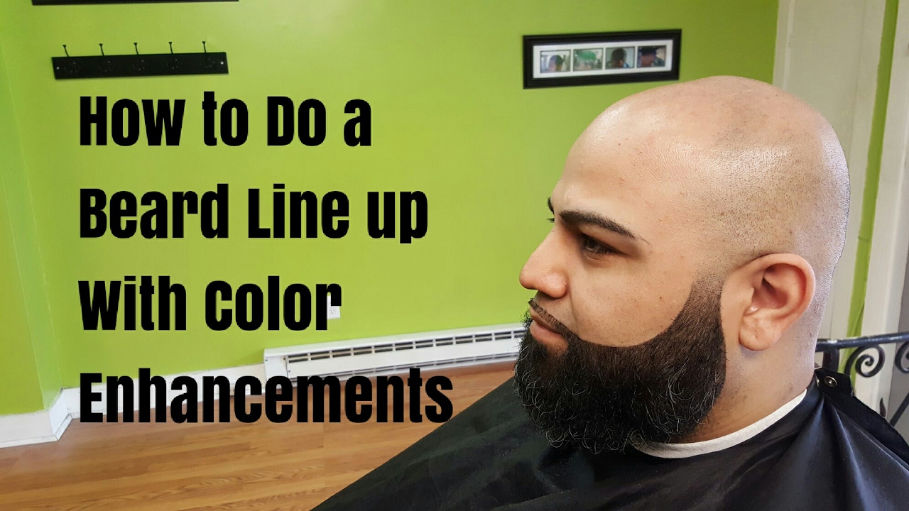 How to Do a Beard Line Up with Enhancements - YouTube