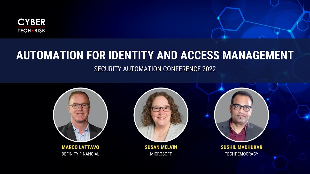 Panel - Automation for Identity and Access Management - YouTube