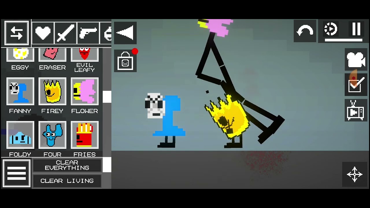 visiting my bfb pack in melon playground - YouTube