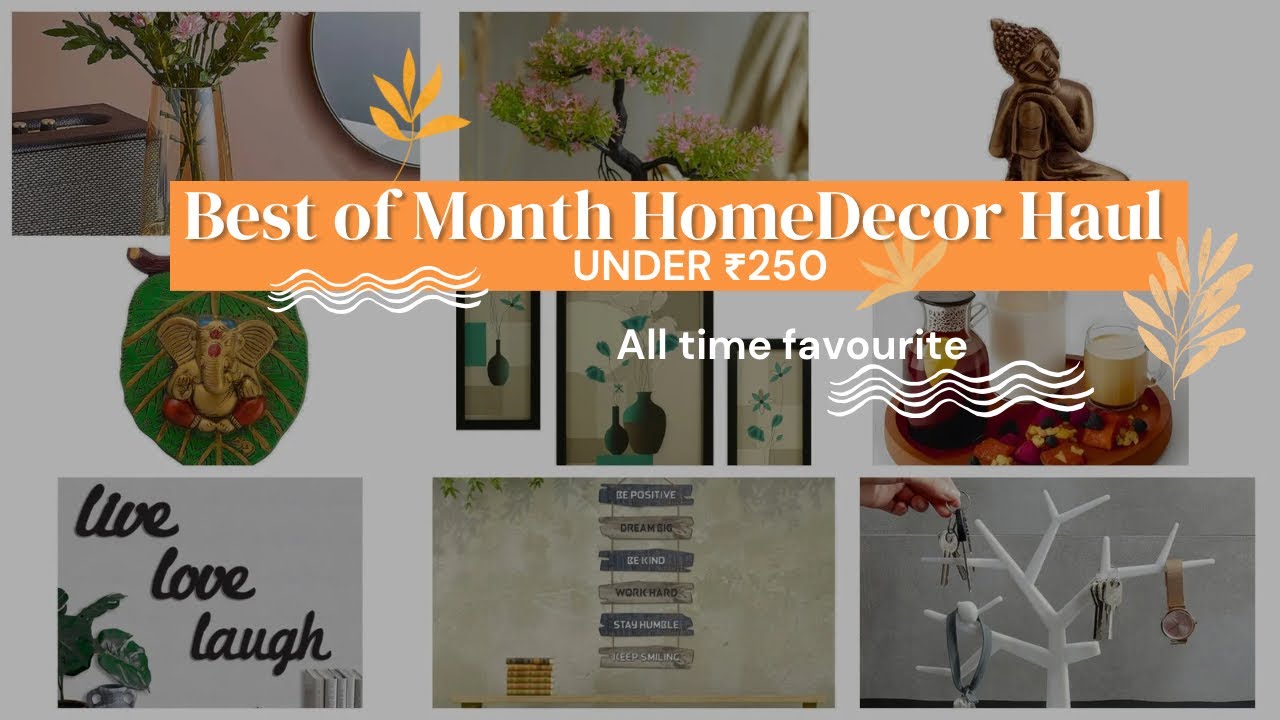 Best of the Month Home Decor under ₹250 Affordable And Beautiful Amazon ...