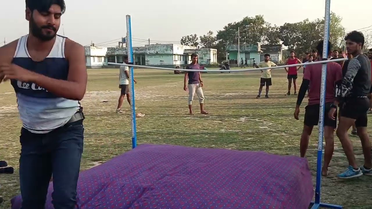 High jump | bihar police Home guard high jump | high jump technique ...