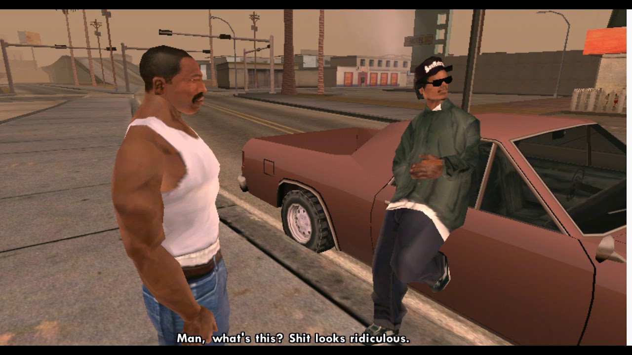GTA San Andreas CJ IS HAVING AN AFRO LOOK - YouTube