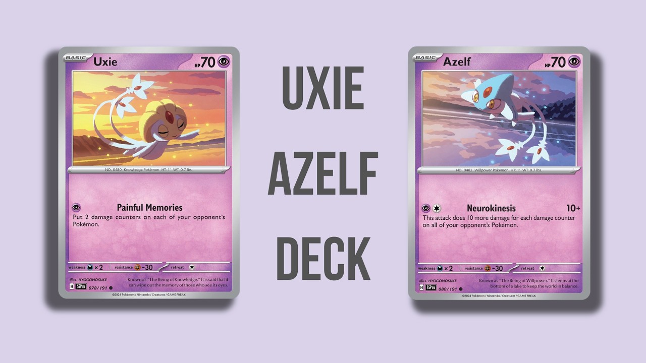 Uxie Azelf Rouge Deck #pokemontcg #ptcglive #pokemontcglive - YouTube