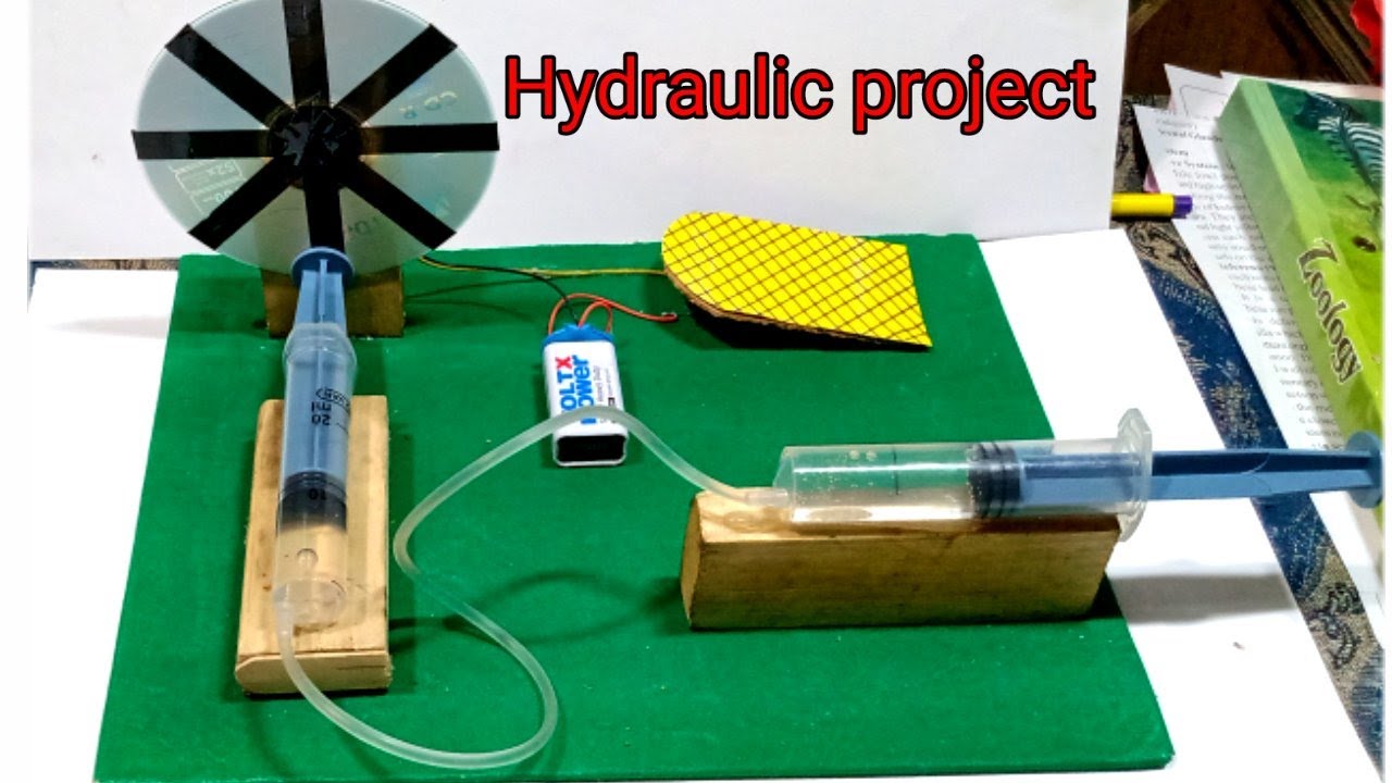 Hydraulic break school project || hydraulic break science project ...