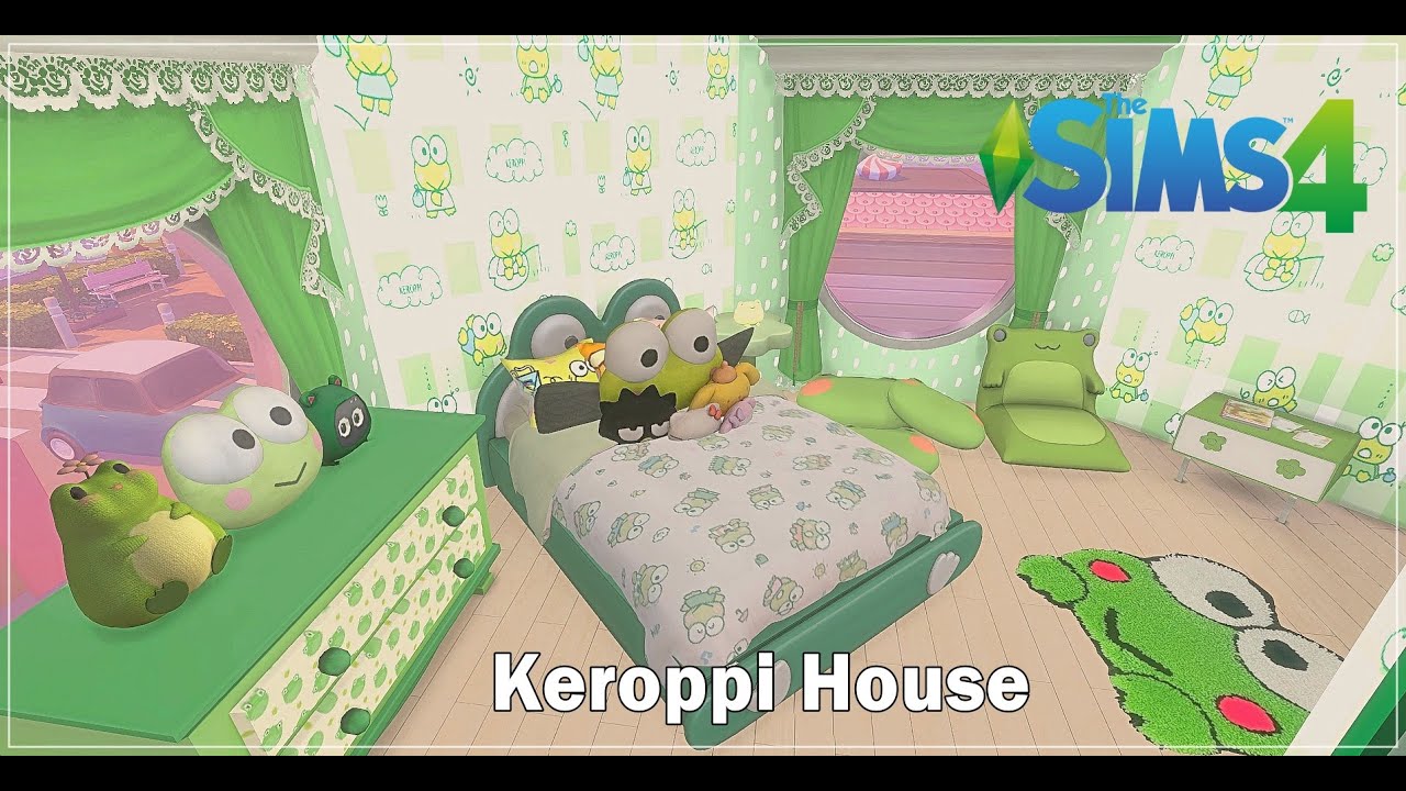 | SIMS 4 |🐸Keroppi House🐸SANRIO TOWN| Stop Motion - YouTube