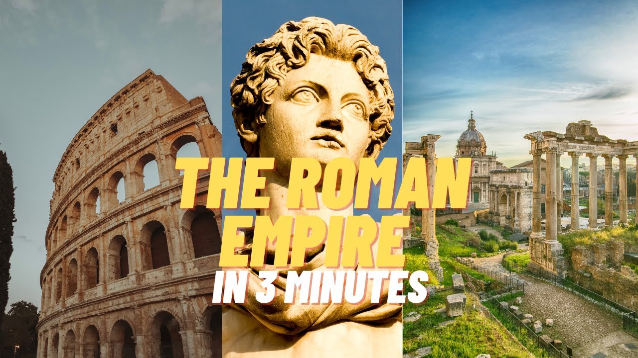 The Roman Empire In 3 Minutes - YouTube