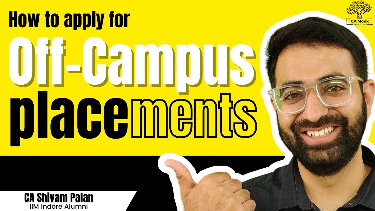 How to apply for off campus job? Ways to Search Job Online || CA Jobs ...