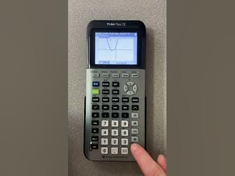 Finding minimums on TI 84 calculator - YouTube
