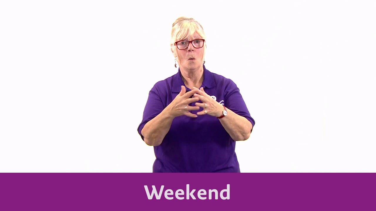 British Sign Language (Northern Ireland) signs for timeline - YouTube